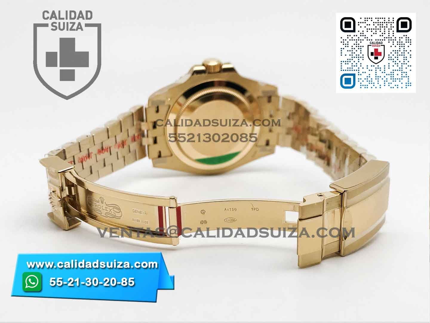 Rolex GMT Oro amarillo 18k 40mm – Calidad Suiza